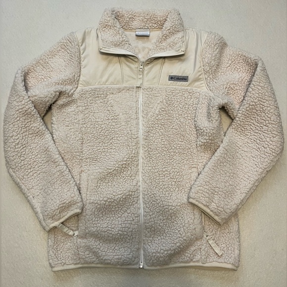 Columbia | Jackets & Coats | Columbia Fleece Full Zip Teddy Jacket ...